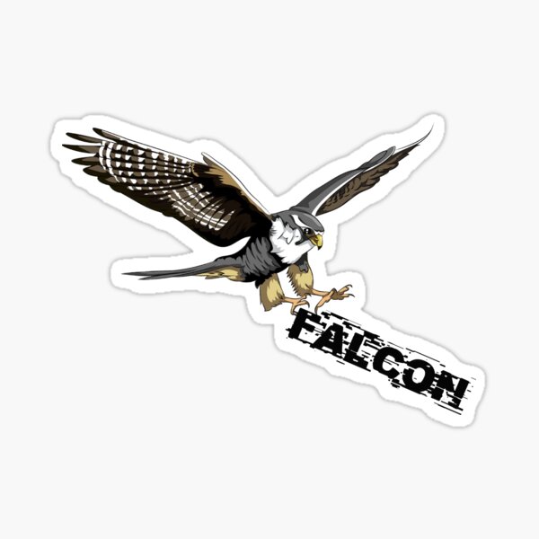 "Falcon" Sticker for Sale by cmachiri | Redbubble