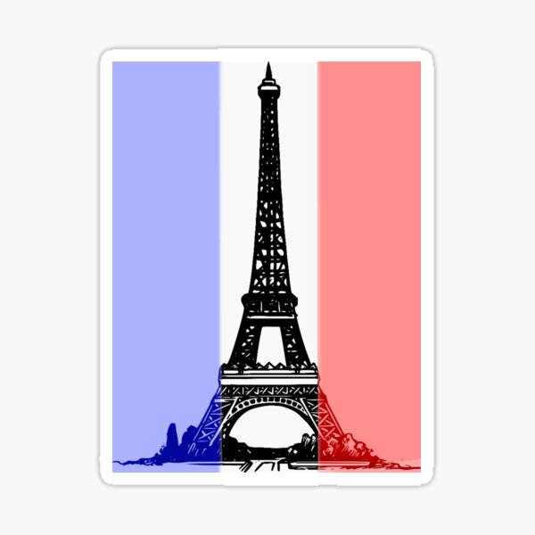 "Eiffel tower , Tour Eiffel " Sticker for Sale by omarnof | Redbubble