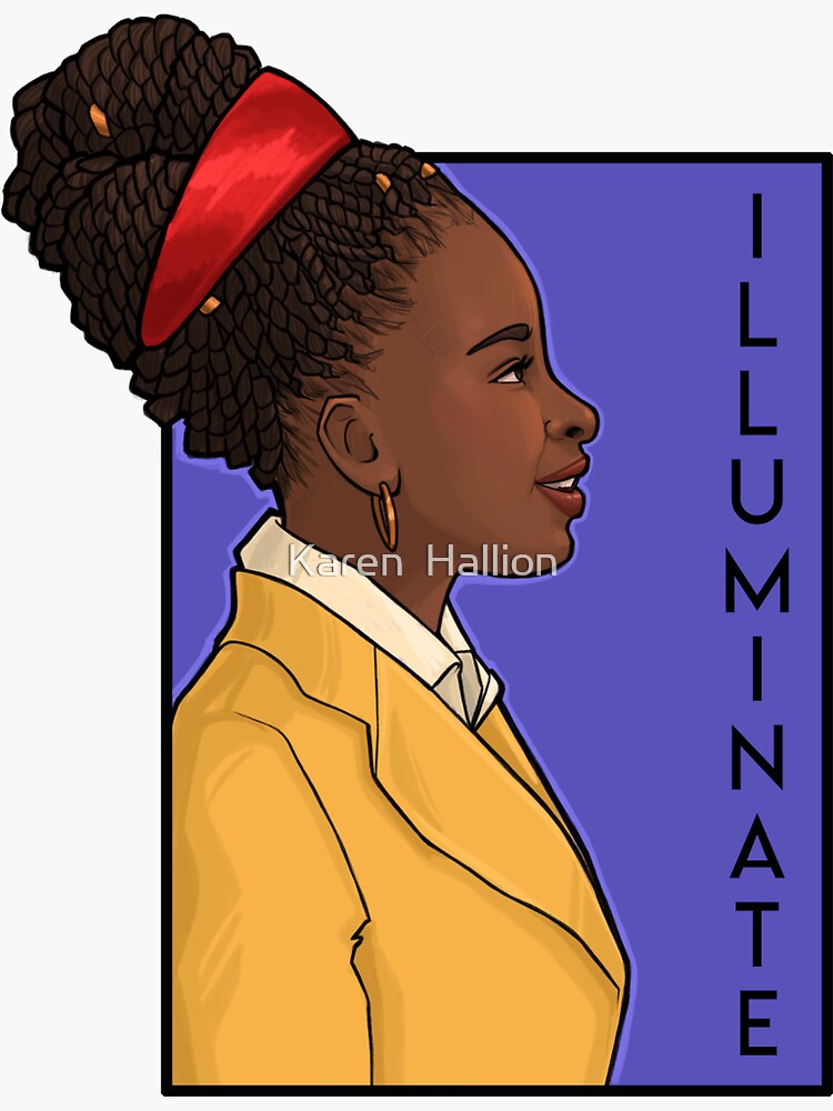 "Illuminate" Sticker for Sale by Karen Hallion | Redbubble