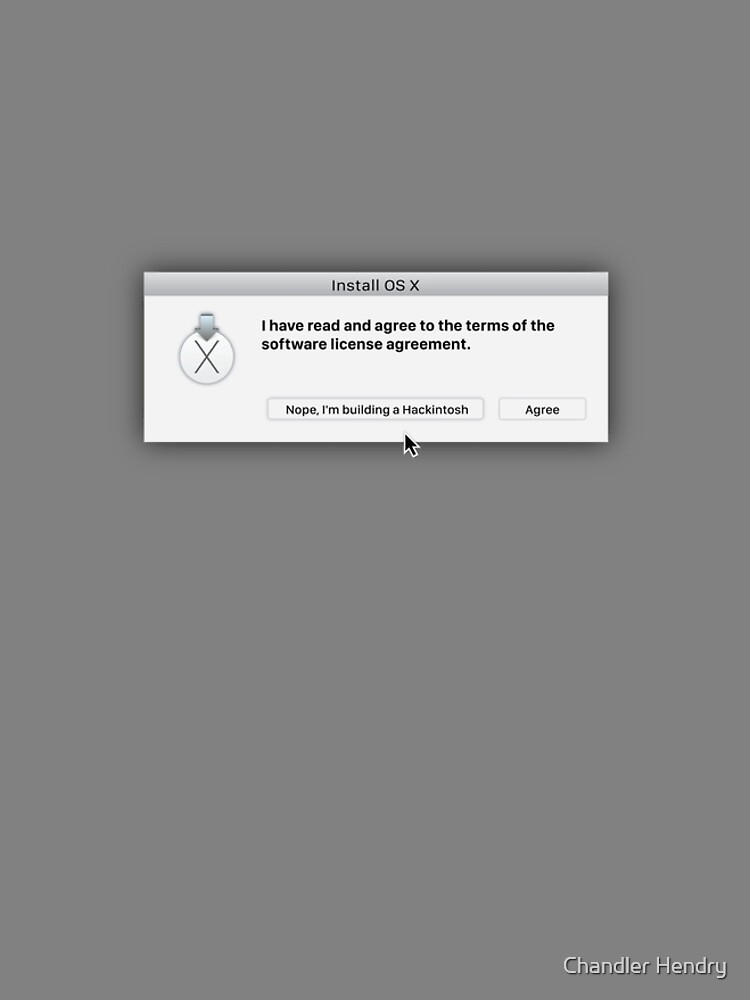 "Apple - Hackintosh EULA Dialog Box" Graphic T-Shirt Dress by ...