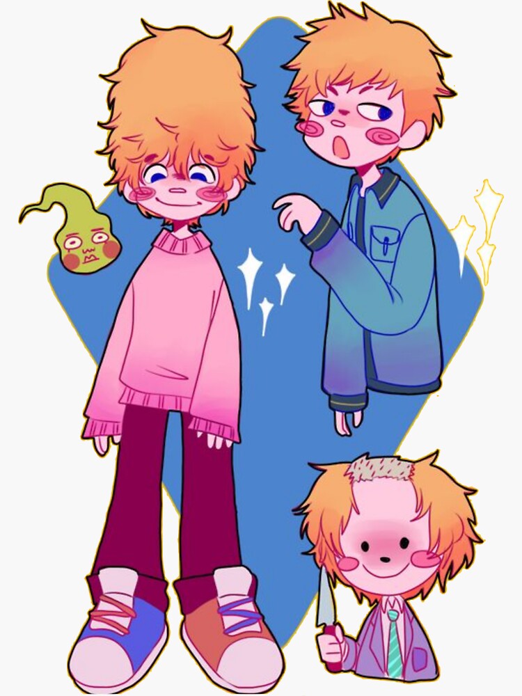 Pegatina «Niño Hanazawa» de Cursed-Teemo | Redbubble