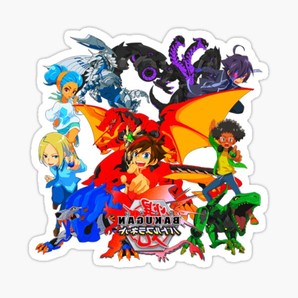 "Bakugan " Sticker by Creations7 | Redbubble