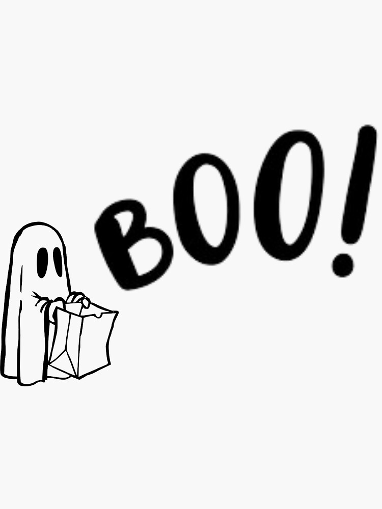 "Cute BOO" Sticker by marchendise | Redbubble