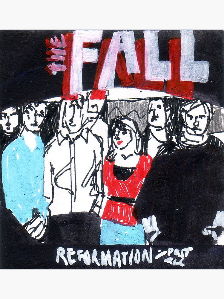 "The Fall - Reformation album cover" Sticker for Sale by groovvvchick ...