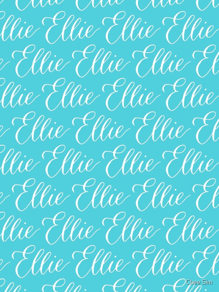 "Ellie - Modern Calligraphy Name Design" iPhone Case for Sale by ...