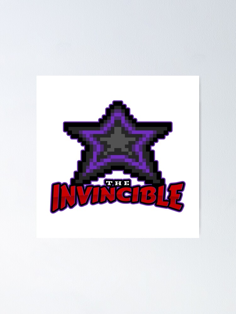 "THE INVINCIBLE Pixel 8 bit Retro Art" Poster for Sale by FindDesign ...