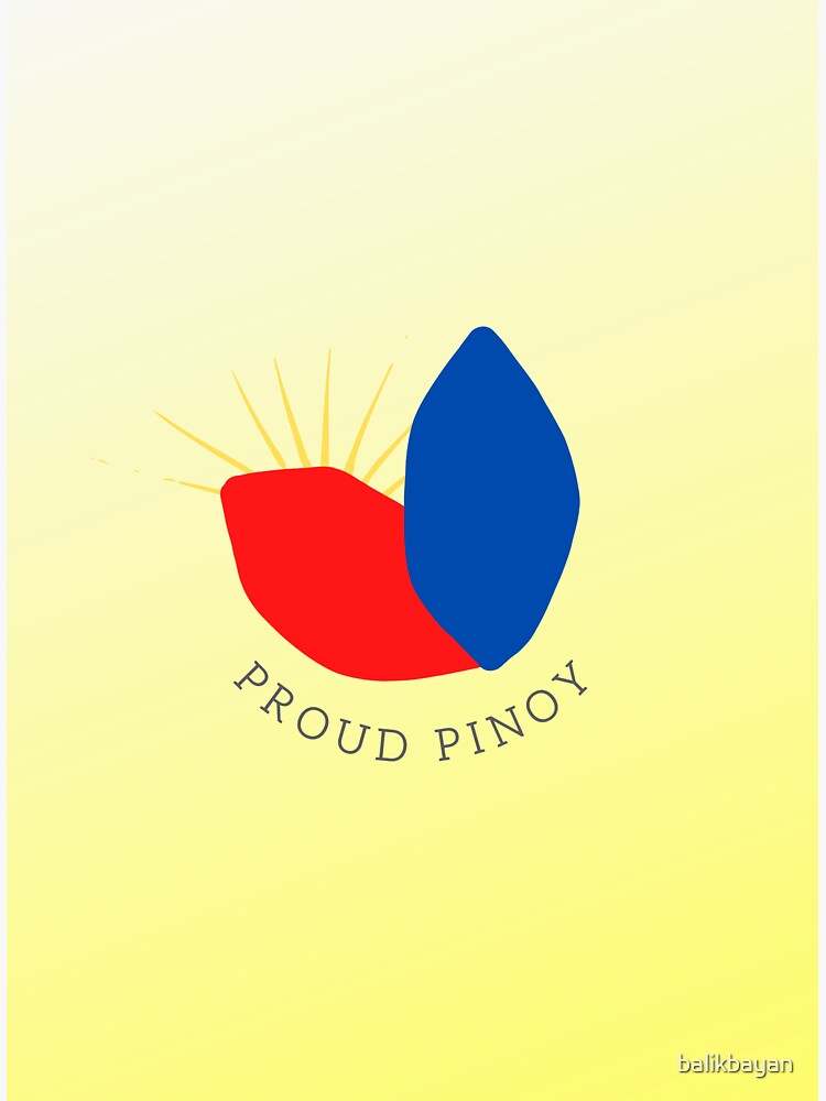 "Proud Pinoy" Sticker for Sale by balikbayan | Redbubble