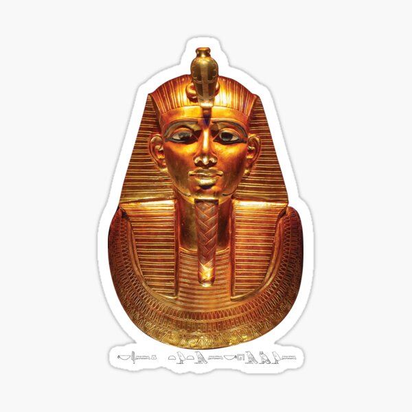 "King Tutankhamun" Sticker for Sale by EGY-ART | Redbubble