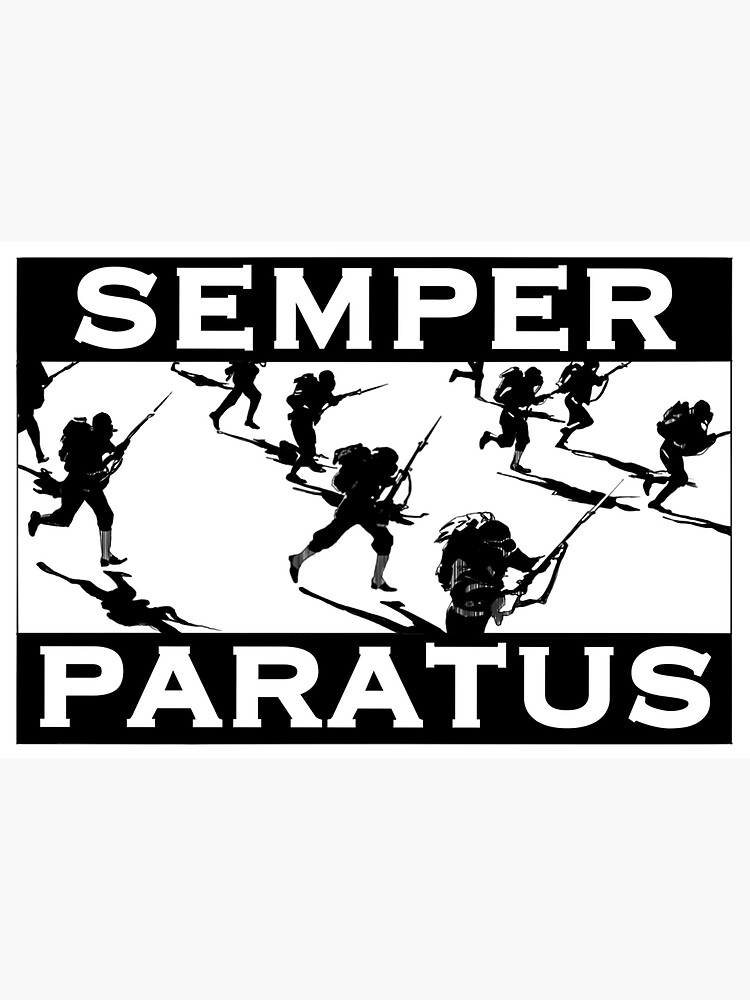 "Stay semper paratus" Sticker for Sale by ronredwood | Redbubble