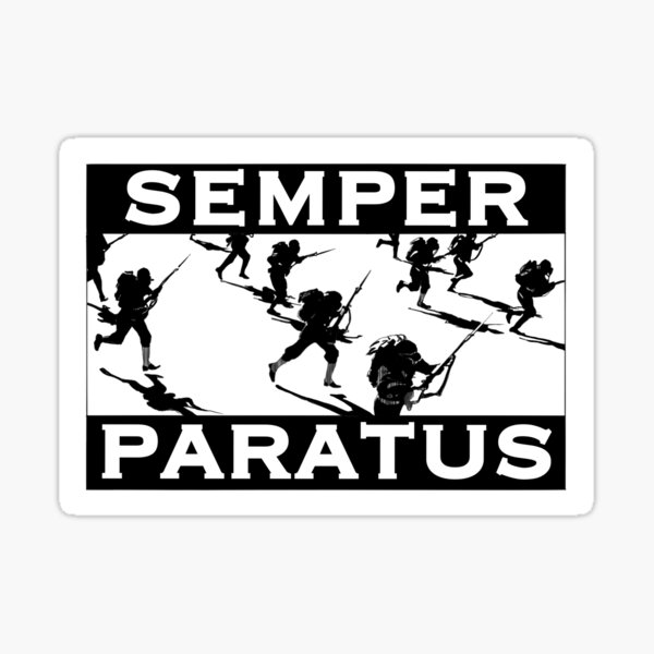"Stay semper paratus" Sticker for Sale by ronredwood | Redbubble