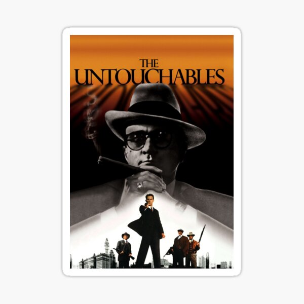 "The Untochables (1987)" Sticker for Sale by Maestromaca | Redbubble