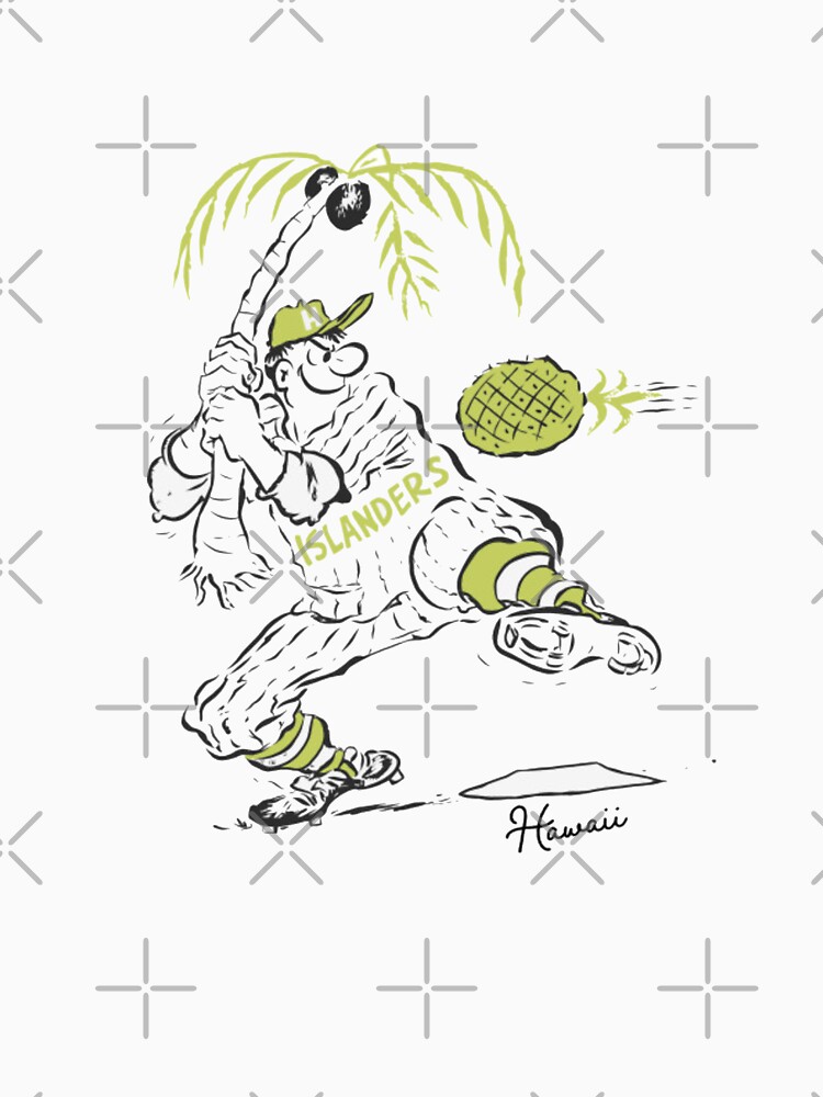 "Hawaii Islanders Triple-A Pacific Coast League Vintage Logo" T-shirt ...