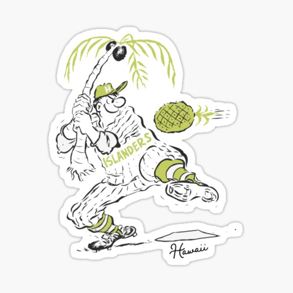 "Hawaii Islanders Triple-A Pacific Coast League Vintage Logo" Sticker ...