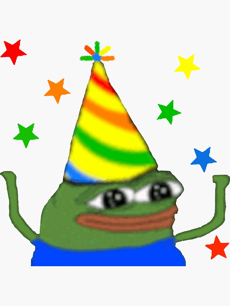 "Peepo Birthday" Sticker by PEEPOS-R-US | Redbubble