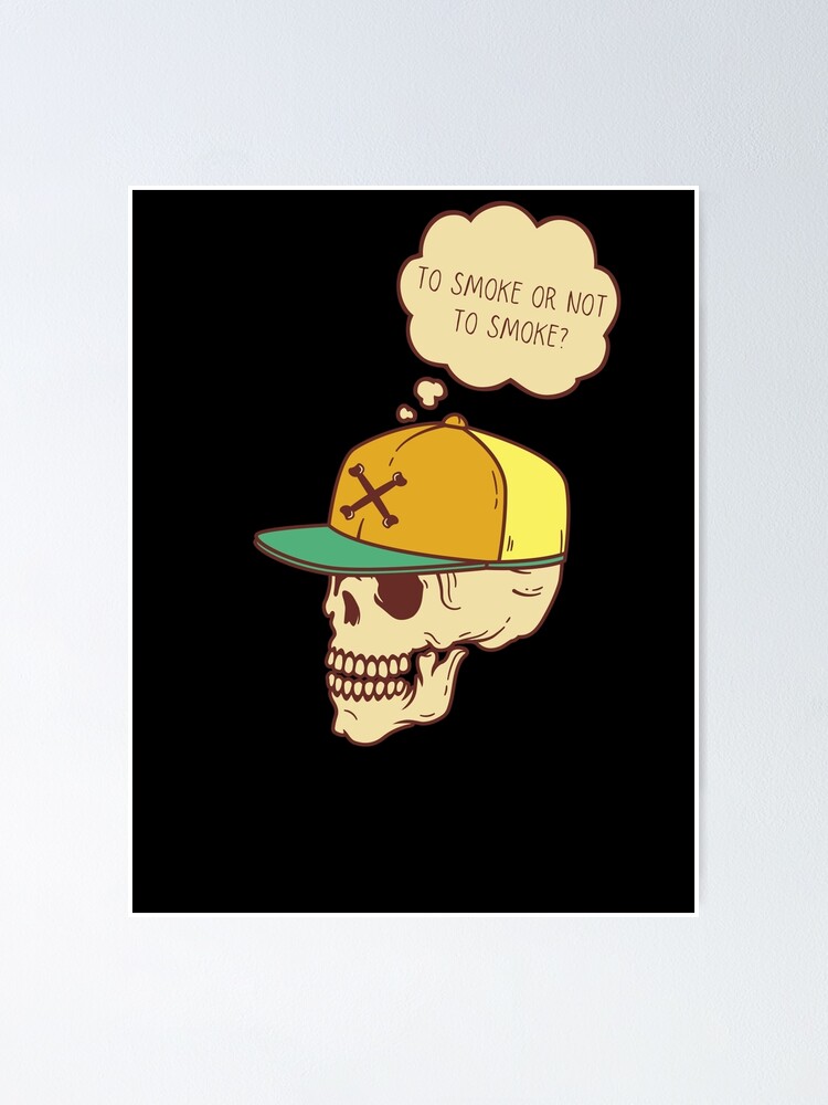 "Thinking Stoner Logo" Poster for Sale by ici1575 | Redbubble