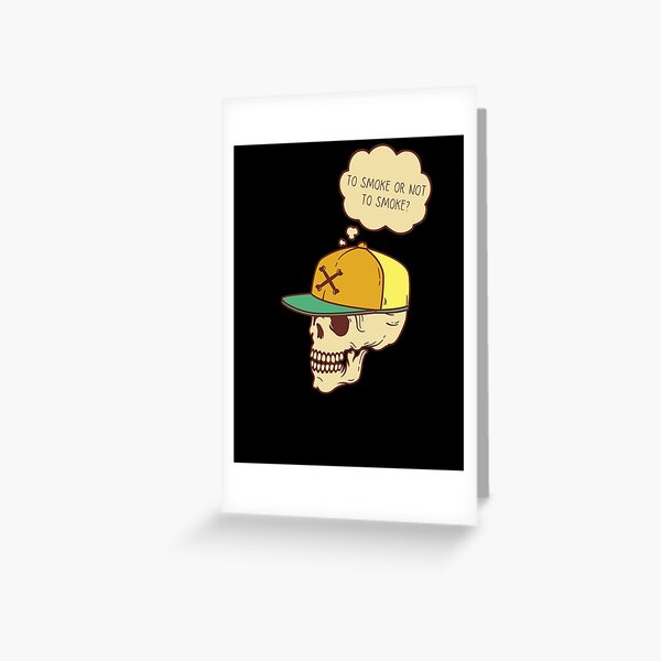 "Thinking Stoner Logo" Greeting Card by ici1575 | Redbubble