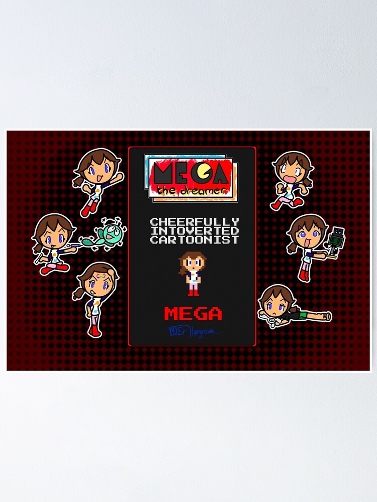"Mega (Arcade Bezel)" Poster by TylerHargrove | Redbubble