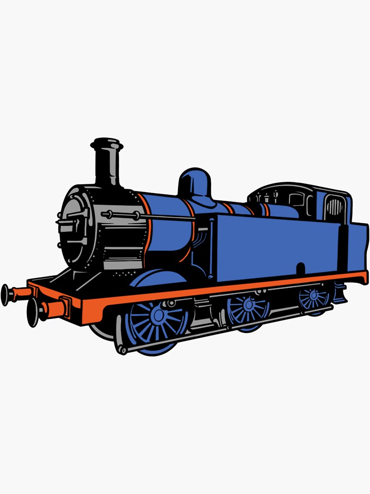 "Blue 3F Jinty Tank Engine" Sticker for Sale by tomsmodelcorner | Redbubble