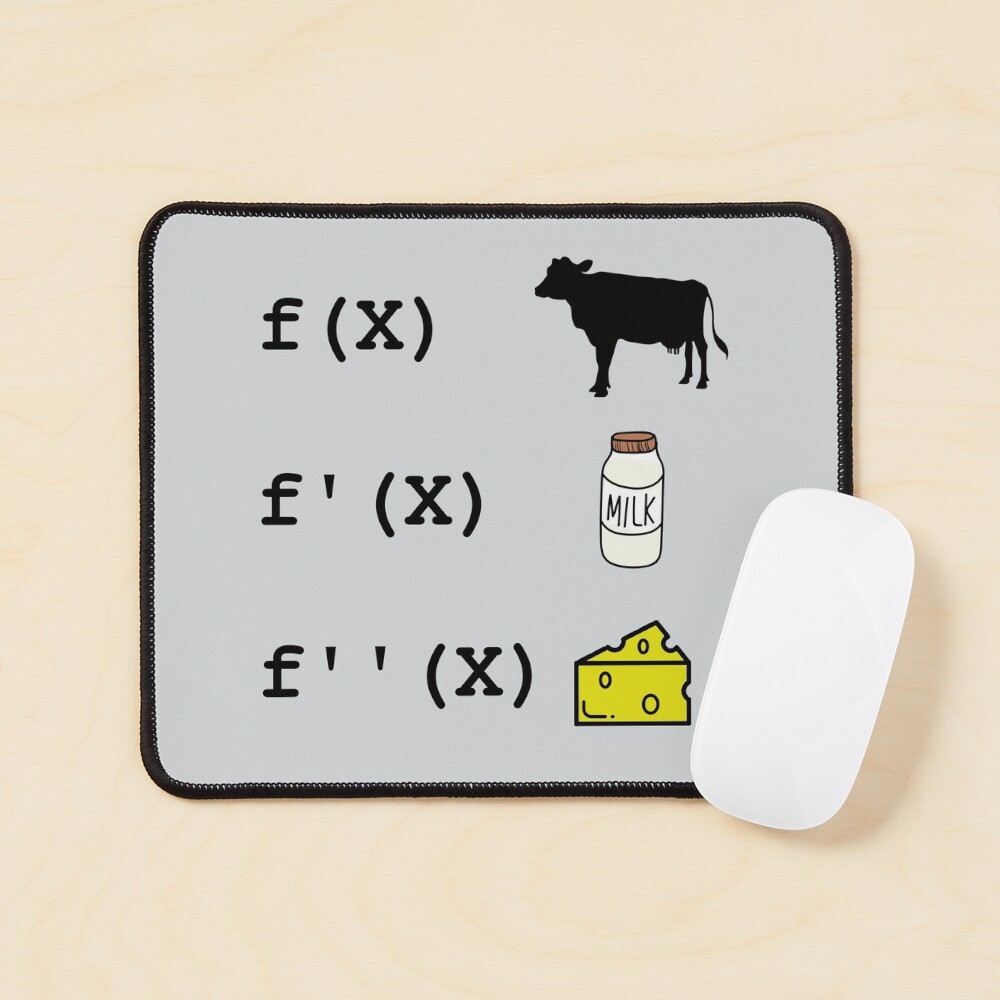 "Funny Derivative Analysis Mathematics Math Teacher" Sticker for Sale ...