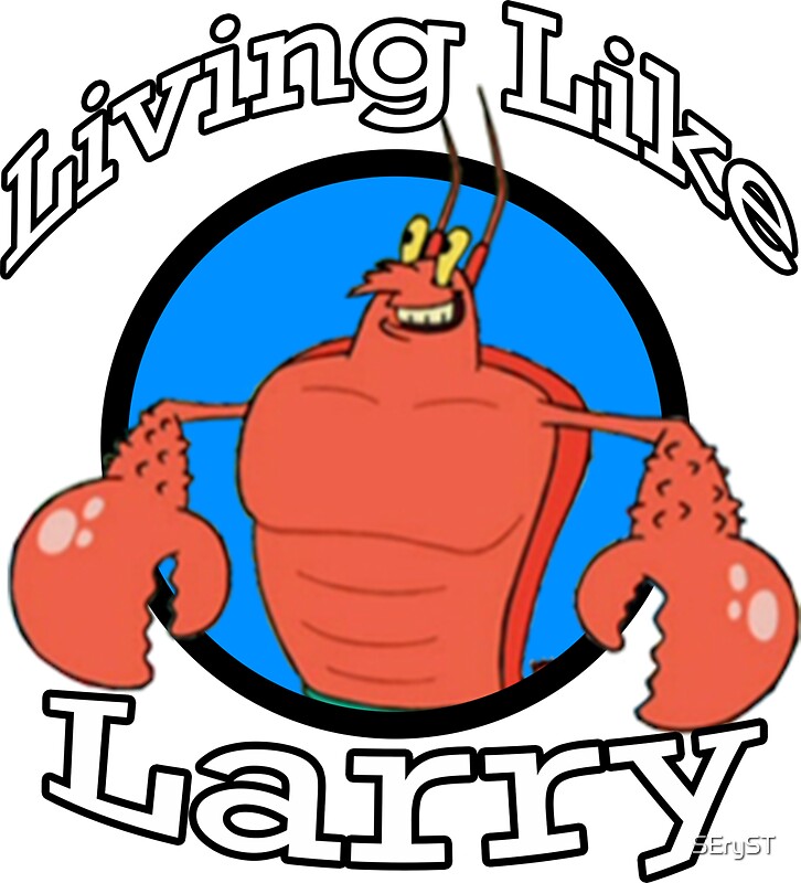 "Living Like Larry" Stickers by SEryST | Redbubble