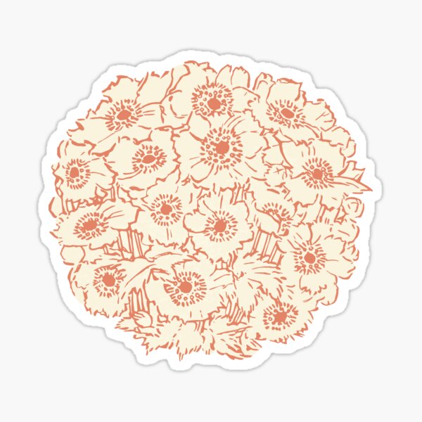 "Vintage Bouquet of Flowers" Sticker for Sale by cluttercore | Redbubble