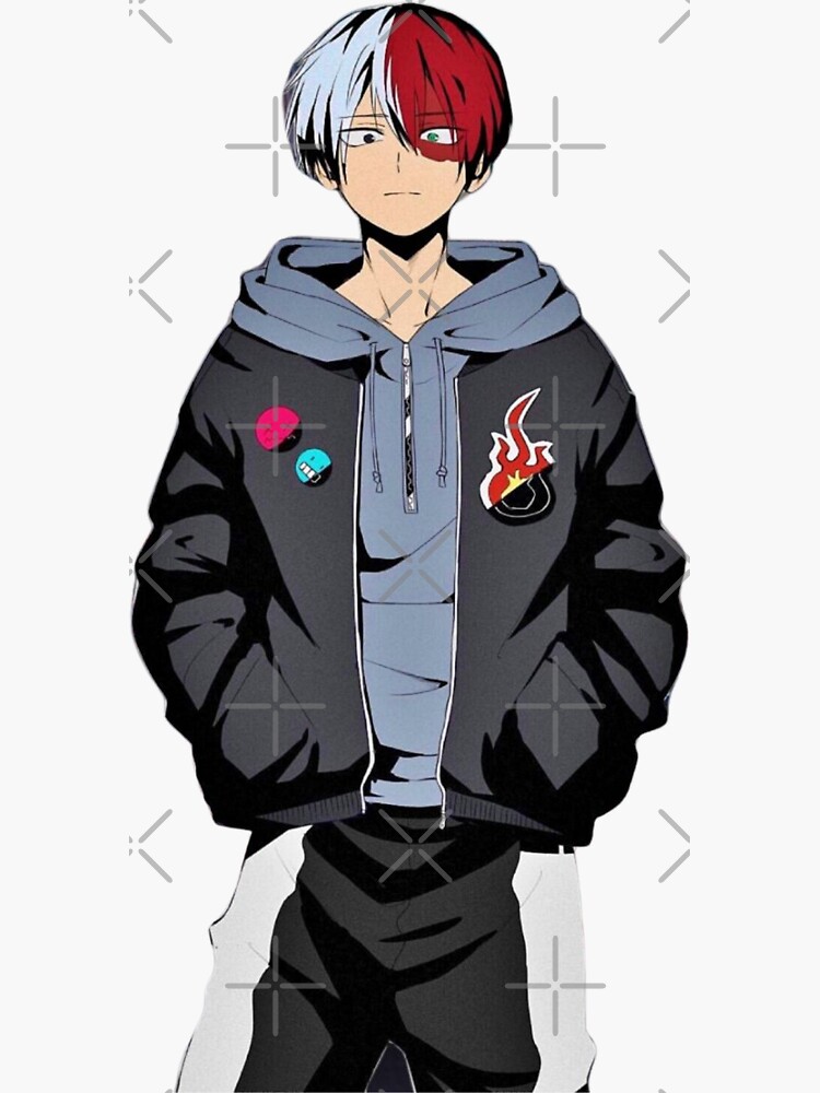 "my hero academia todoroki " Sticker by GymDream | Redbubble