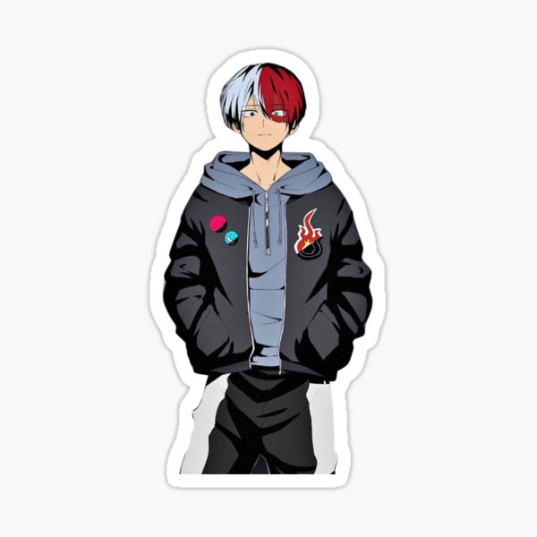 "my hero academia todoroki " Sticker by GymDream | Redbubble