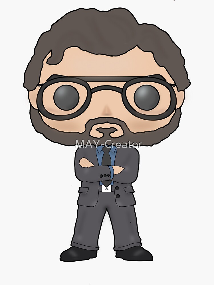 "Professor" Sticker for Sale by MAY-Creator | Redbubble