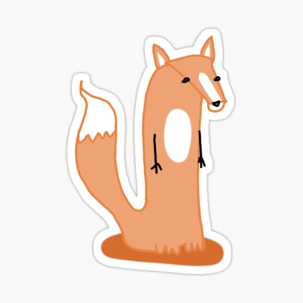 "fox" Sticker by arbysnetwork | Redbubble
