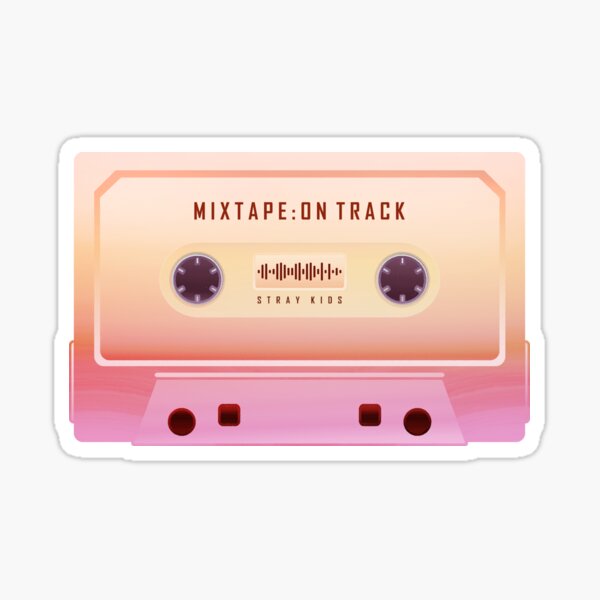 "Stray Kids Mixtape with Spotify Code - On Track" Sticker for Sale by ...