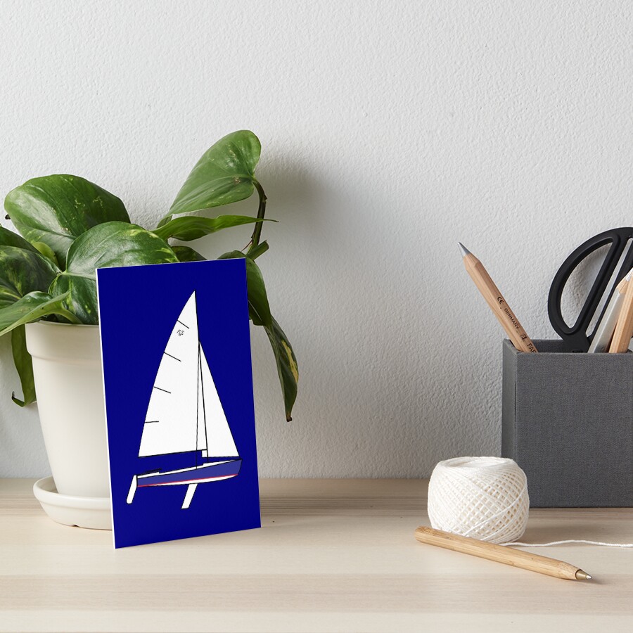 "Flying Scot Sailboat" Art Board Print for Sale by CHBB | Redbubble