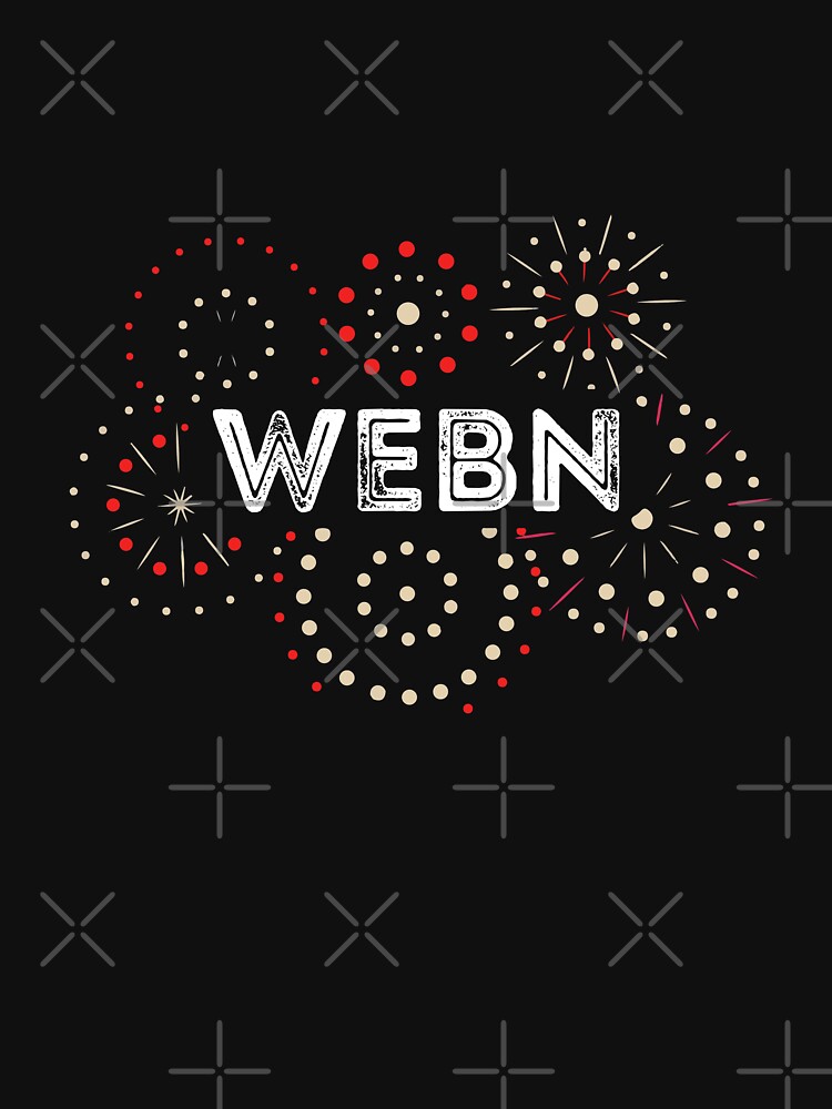 "webn fireworks" T-shirt for Sale by Looks-great | Redbubble | webn ...