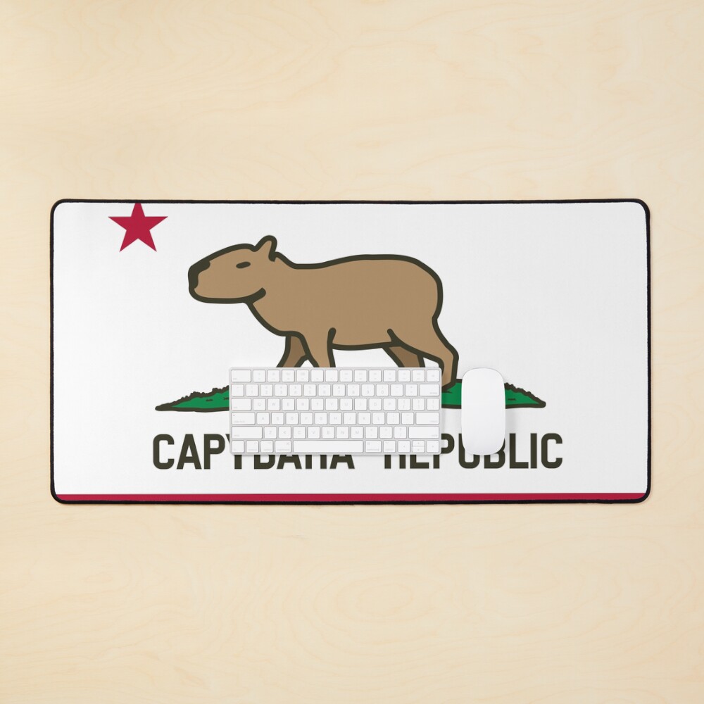 "Capybara Flag (normal land version)" Poster for Sale by spacebuck ...