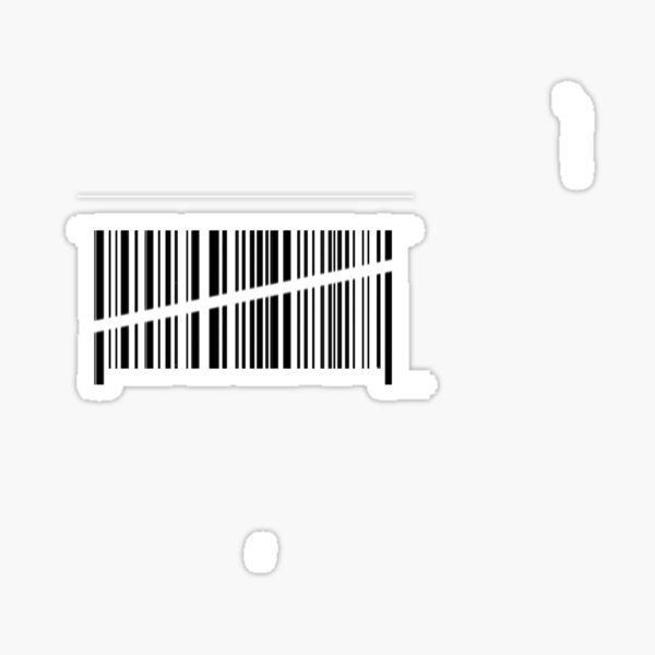 "Removed Barcode" Sticker for Sale by romeeshop | Redbubble