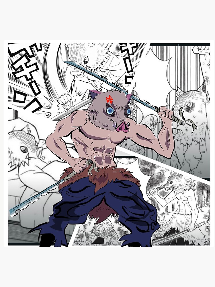 "inosuke flustered" Poster by FantastikMrFox7 | Redbubble