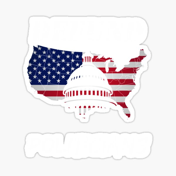 "Defund The Politicians- Libertarian Political Anti Government" Sticker ...