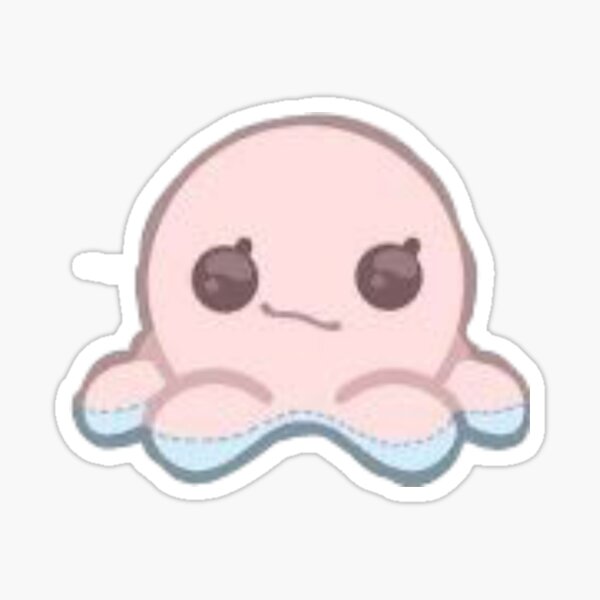 "Pink Octopus " Sticker for Sale by AcielElizabeth | Redbubble