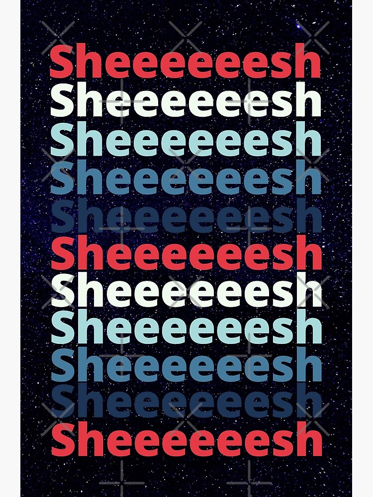 "Sheeeeeesh - Sheesh Meme" Poster for Sale by Arya-Blossom | Redbubble