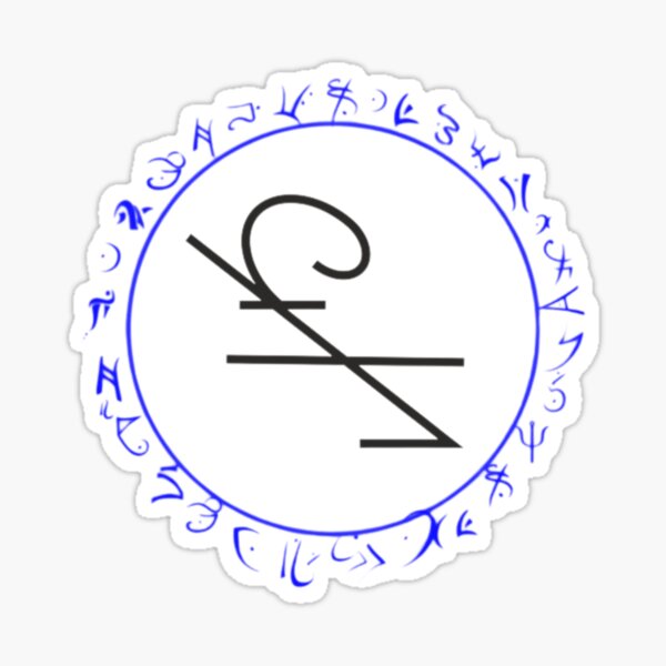 "Ancient Ritual Symbol Sigil Witchcraft " Sticker for Sale by ...