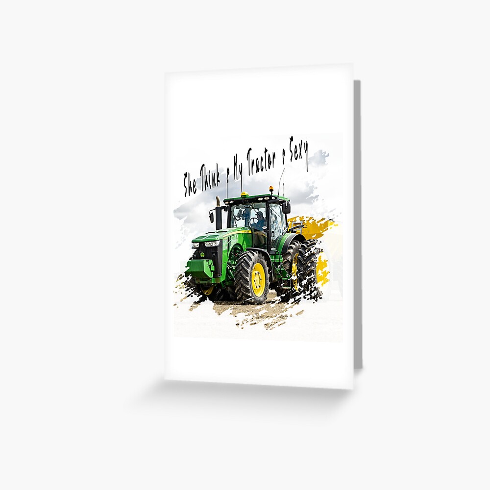 "She thinks my tractors sexy, green tractor, PNG DIGITAL DOWNLOAD for ...
