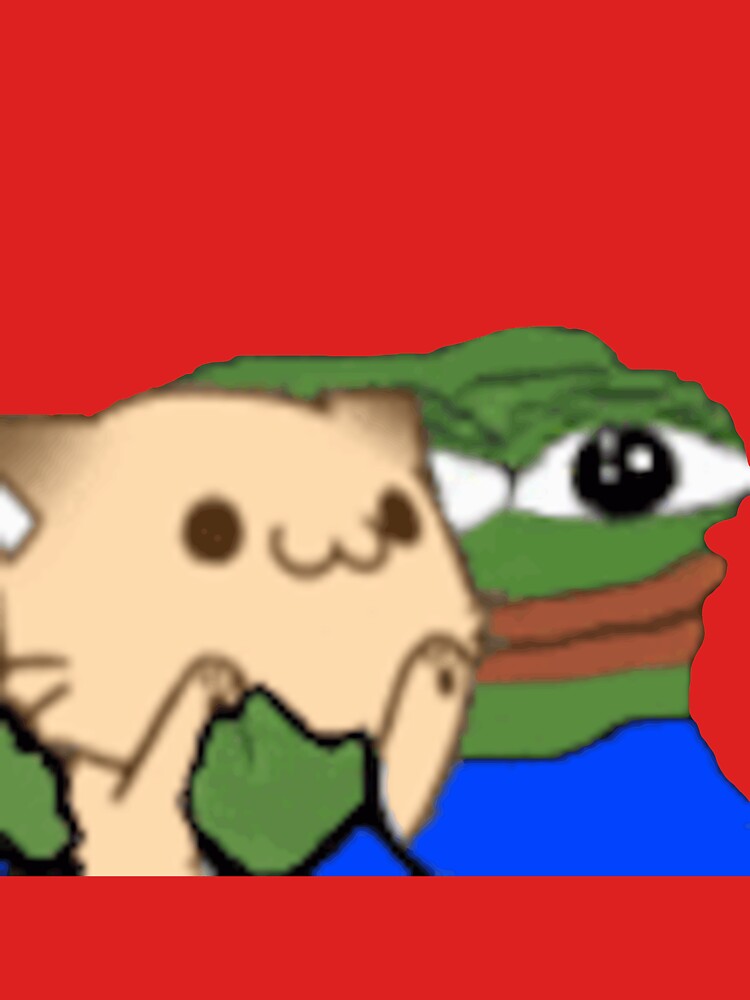 "Peepo Kitty Hug" T-shirt by PEEPOS-R-US | Redbubble | peepo t-shirts - pepe t-shirts - peepo ...