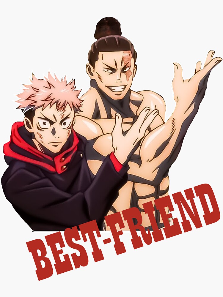 "back to school best friends Aoi Todo : Brother jujutsu" Sticker for ...