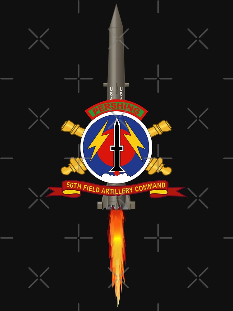 "Army - 56th Field Artillery Command - SSI w Br - Ribbon w Pershing ...