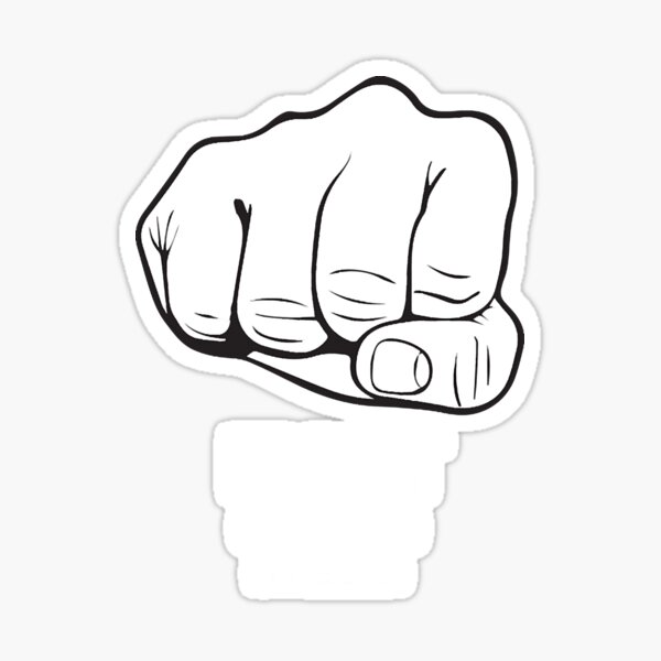 "Fight " Sticker for Sale by ivonnaron | Redbubble