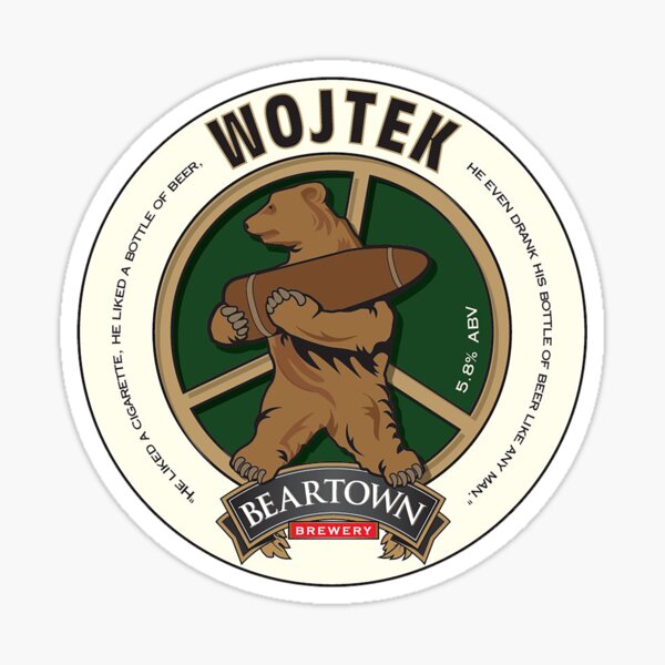 "Wojtek Bear" Sticker for Sale by kodsawlen | Redbubble