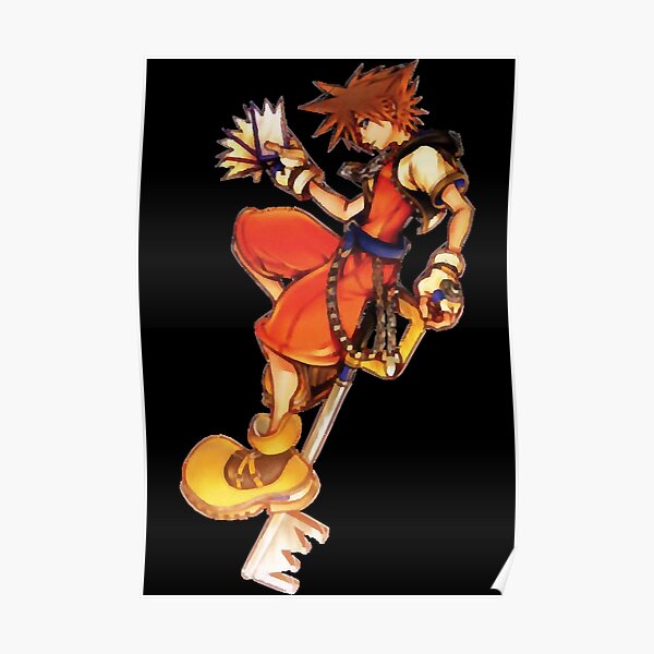 "Kingdom Hearts - Sora " Poster by bonniuprgyt | Redbubble