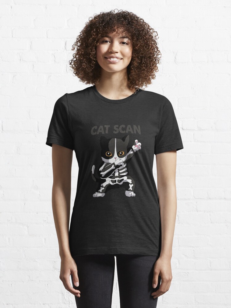 "Rad Tech Cat Scan Ct Scan Funny Cat X-Ray Halloween Pun Meme" T-shirt ...