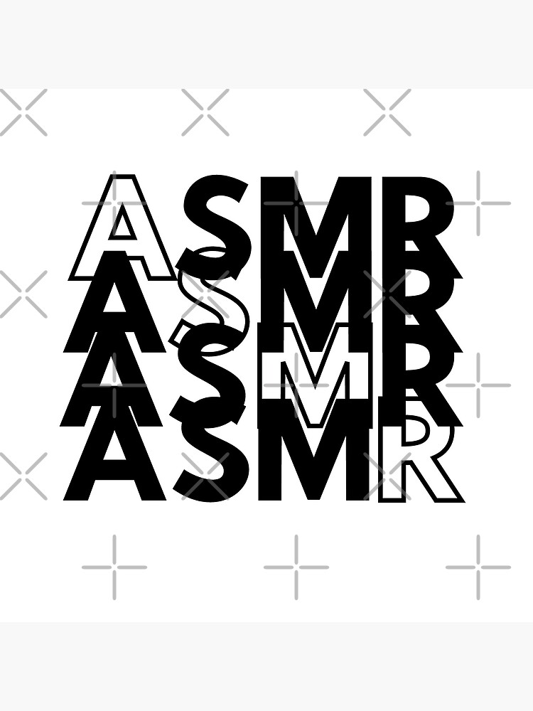 "ASMR" Poster by Necktonic-Store | Redbubble