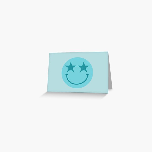 "Green Preppy Smiley Face" Greeting Card by brookiecookie37 | Redbubble