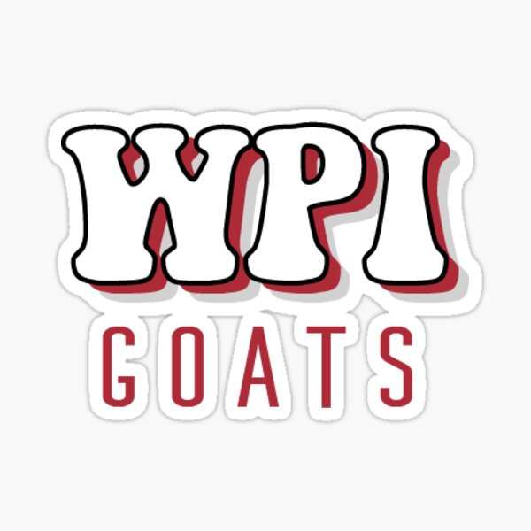 "WPI Goats" Sticker for Sale by amcdesigns | Redbubble